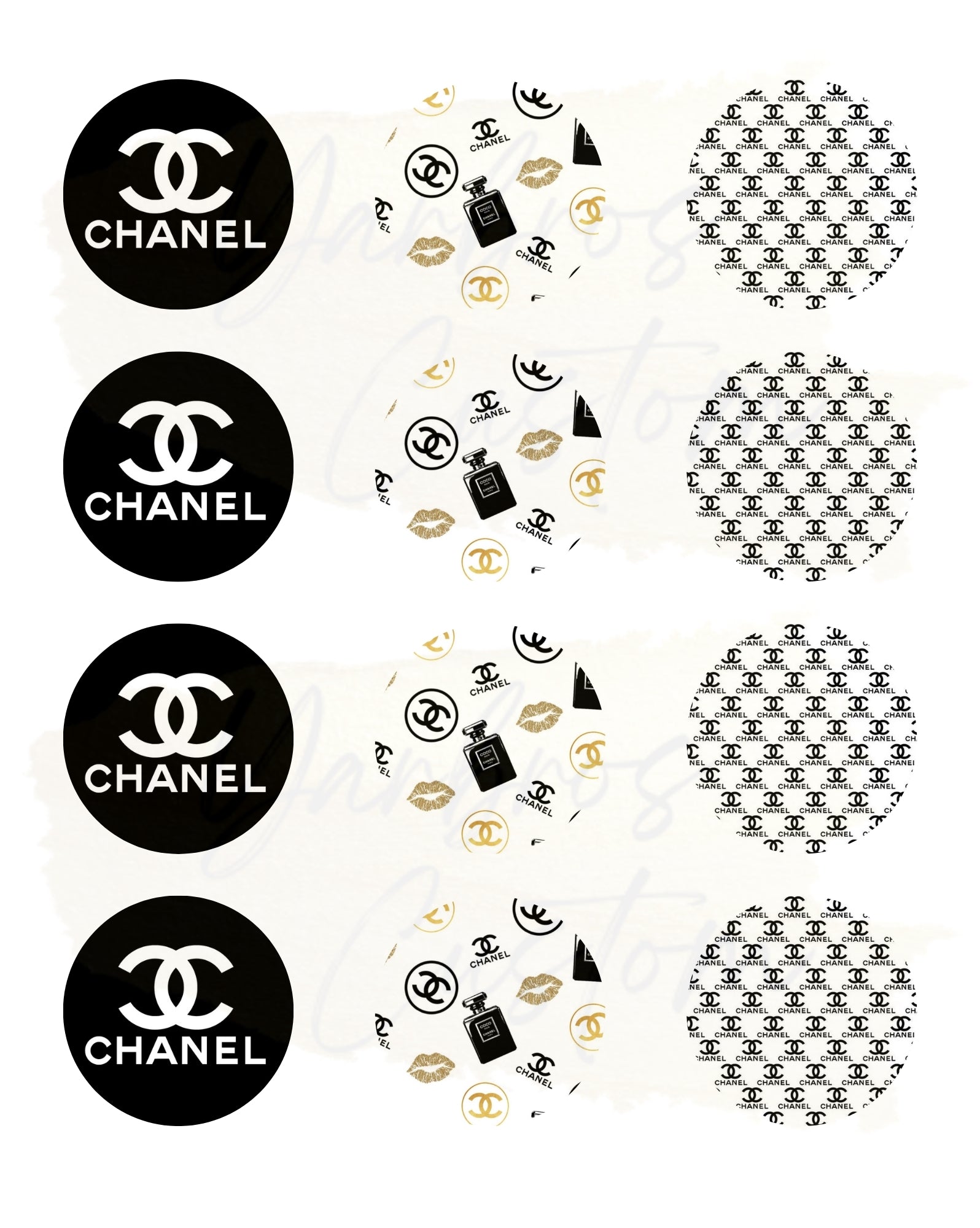 Chanel Circle Digital Image – Yarbros Custom
